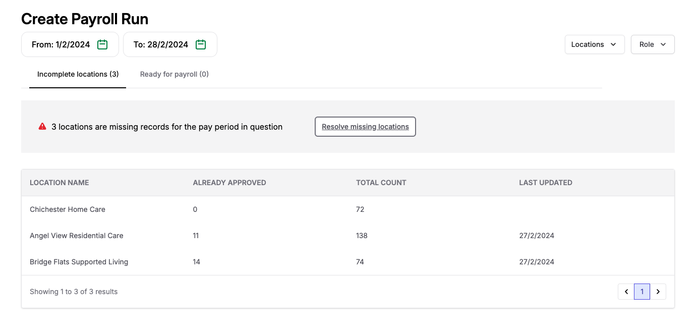 How do I create a payroll run? – Sona Support