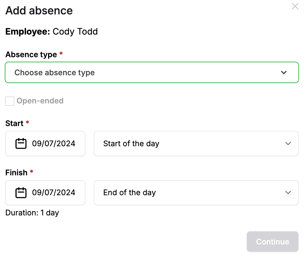 How can I add absences to my roster? – Sona Support