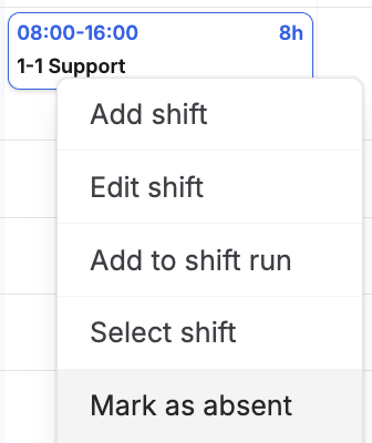 How can I add absences to my roster? – Sona Support
