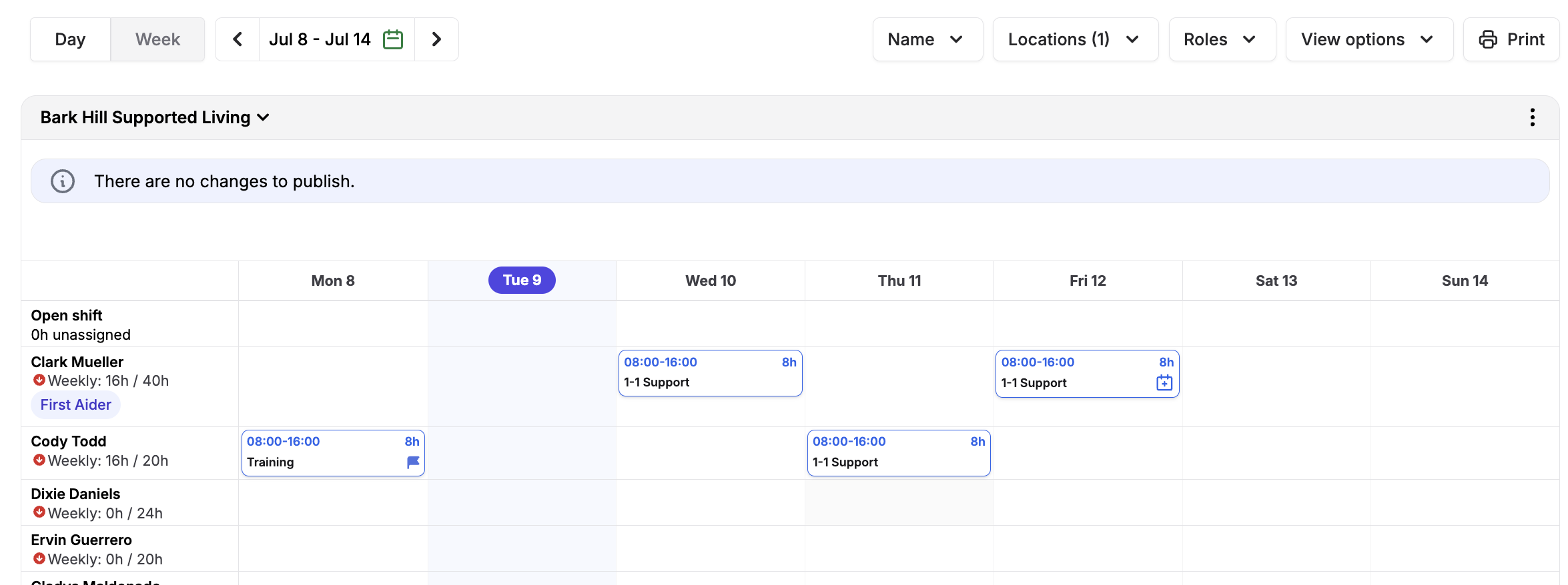 Viewing the Roster – Sona Support
