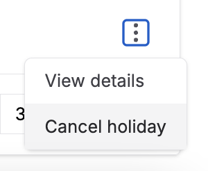 How can I cancel or amend an employee's holiday? – Sona Support