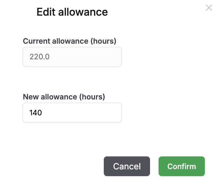 How can I amend an employee's entitlement? – Sona Support
