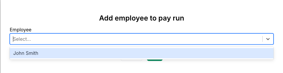 How to add an employee to a pay run – Sona Support