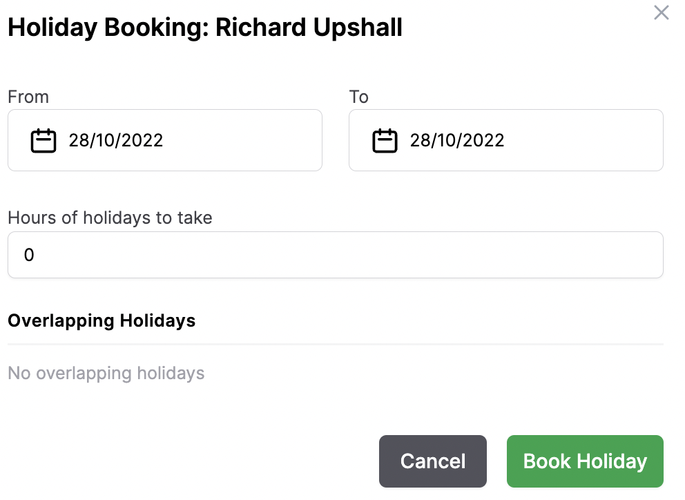 How can I cancel or amend an employee's holiday? – Sona Support