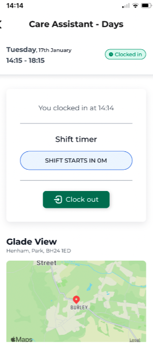 How do I clock in and out on the app? – Sona Support