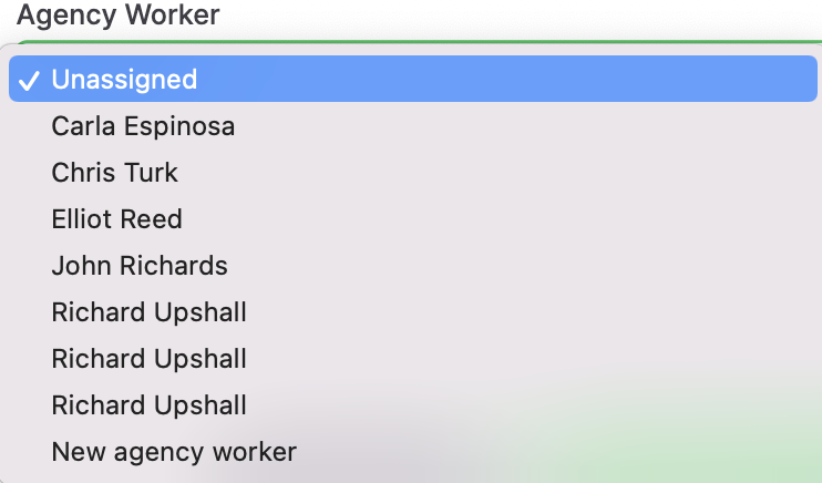 How do I assign shifts to a specific Agency? – Sona Support
